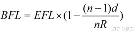 平凸透镜的有效焦距EFL和后截距BFL的定义及计算 - 知乎