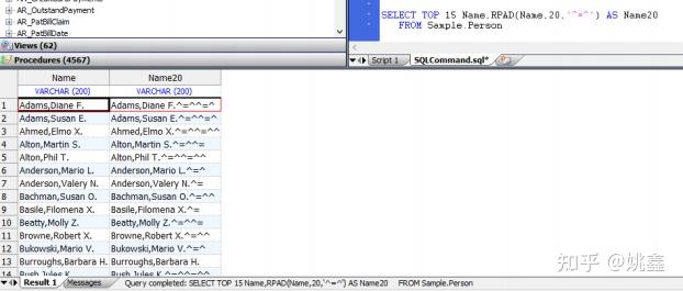 第121章 SQL函数 RPAD - 知乎