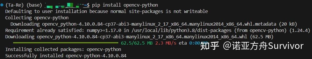 Linux/服务器虚拟环境中安装opencv-python/cv2 - 知乎