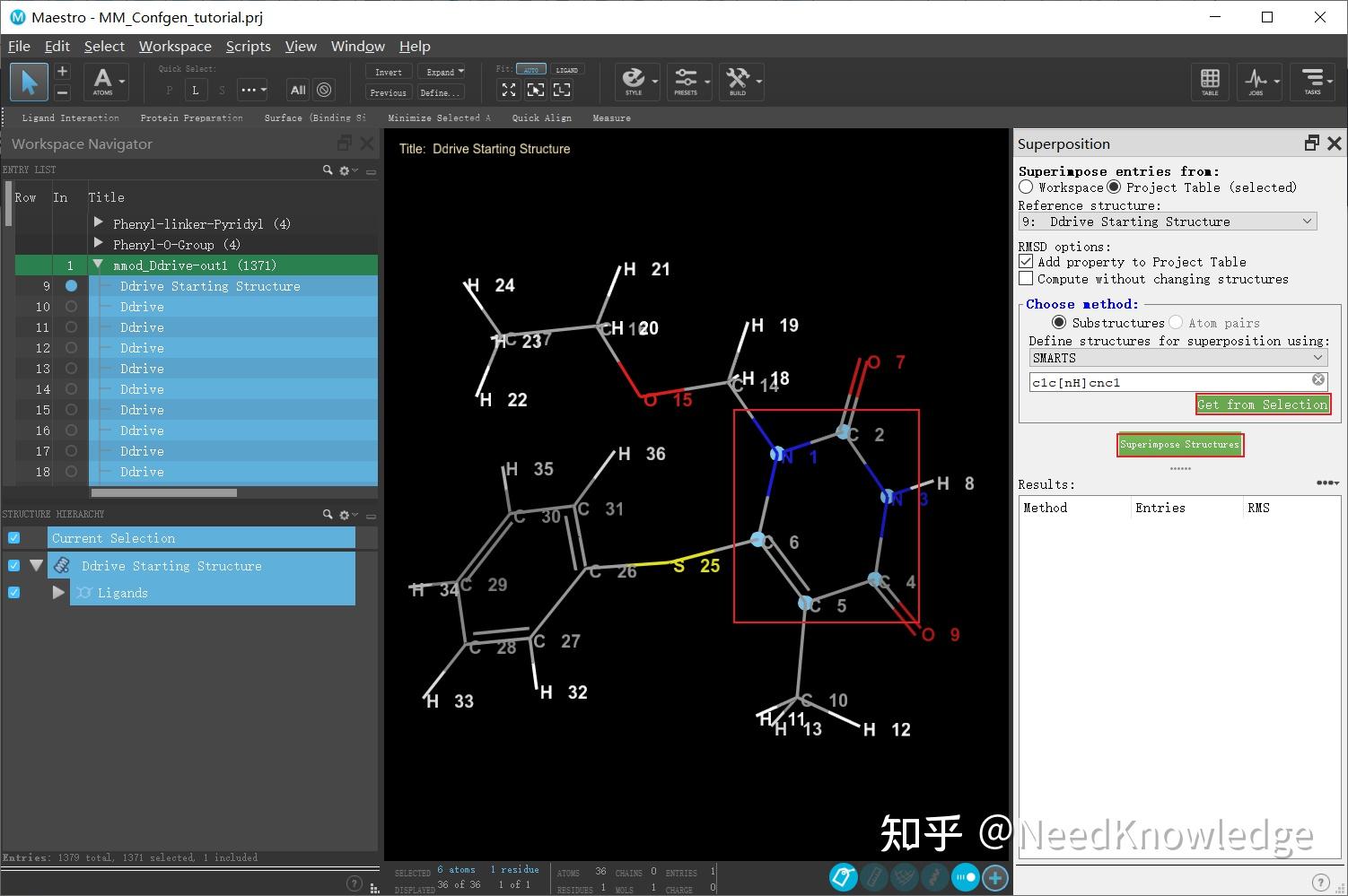 Schrödinger教程 | Conformational Analysis for Small Molecules Using ...