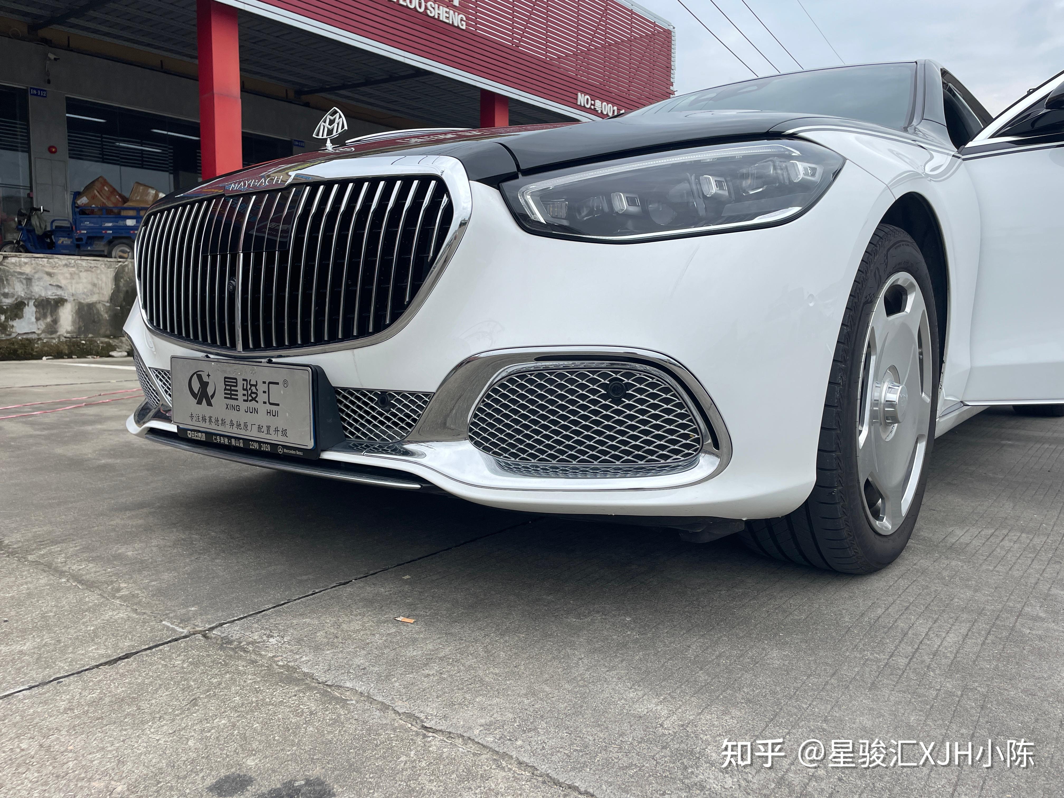 2023款迈巴赫S480升级原厂银色镀铬格栅，外表瞬间秒变S680同款 - 知乎