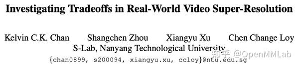 不容错过！作者亲自解读 CVPR 2022 RealBasicVSR - 知乎