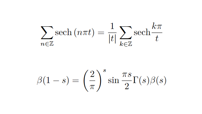 泊松求和公式的应用：狄利克雷β函数的解析延拓及其函数方程 - 知乎