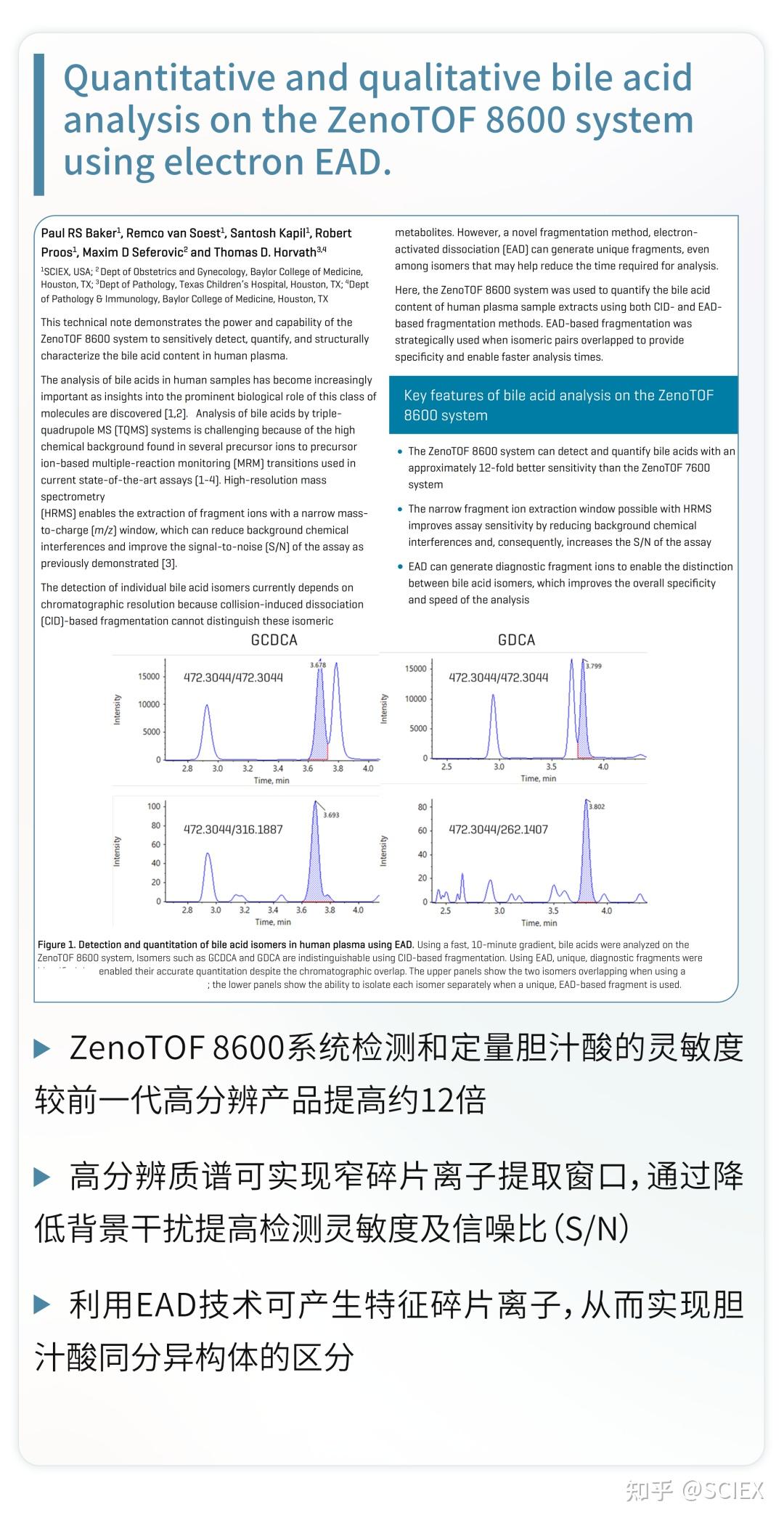 SCIEX ZenoTOF 8600质谱应用集锦：大小分子全能，定性定量兼优！ - 知乎