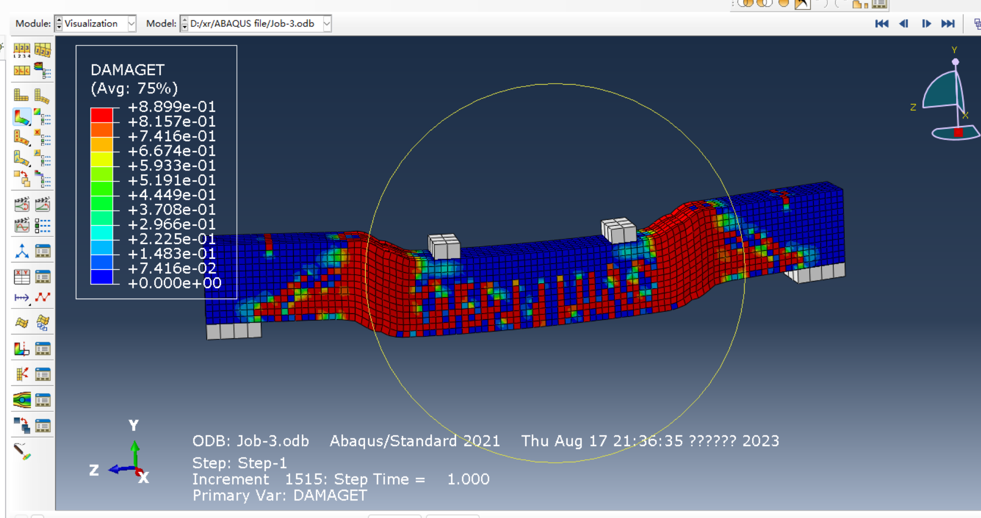 ABAQUS模拟钢筋混凝土简支梁 - 知乎