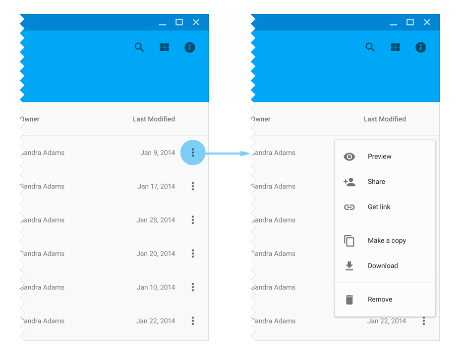 这个控件叫：Popover/气泡弹出框/弹出式气泡/气泡 - 知乎