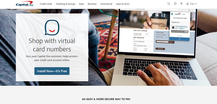 通过Capital One Eno插件无限量免费生成虚拟信用卡 - 知乎