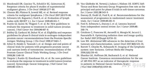 临床试验-肿瘤：RECIST 1.1 中文版 (v1.0 by 野藤/SAS茶谈) - 知乎