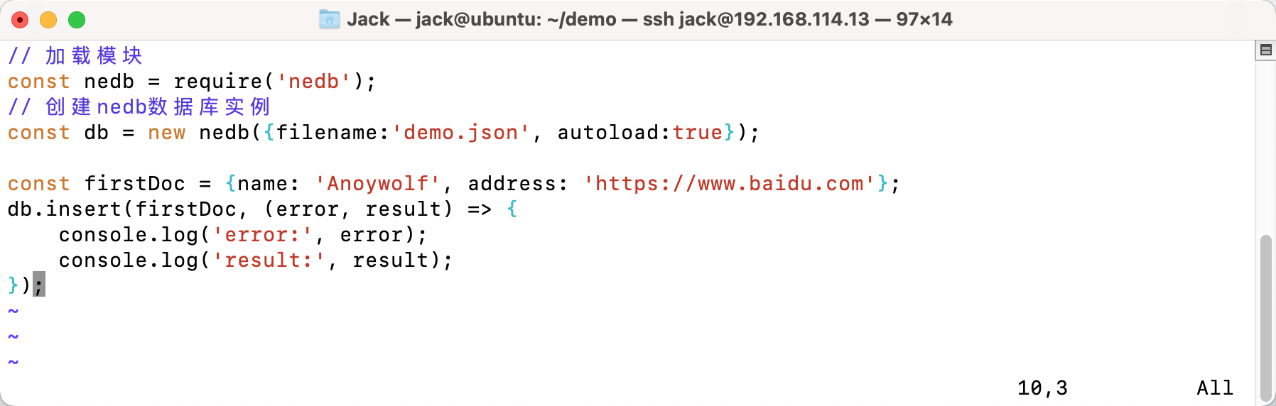 Node.js嵌入式NoSQL数据库Nedb - 快速上手 - 知乎