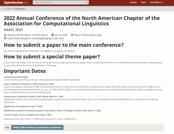 ACL Rolling Review (ARR) 投稿 - 知乎