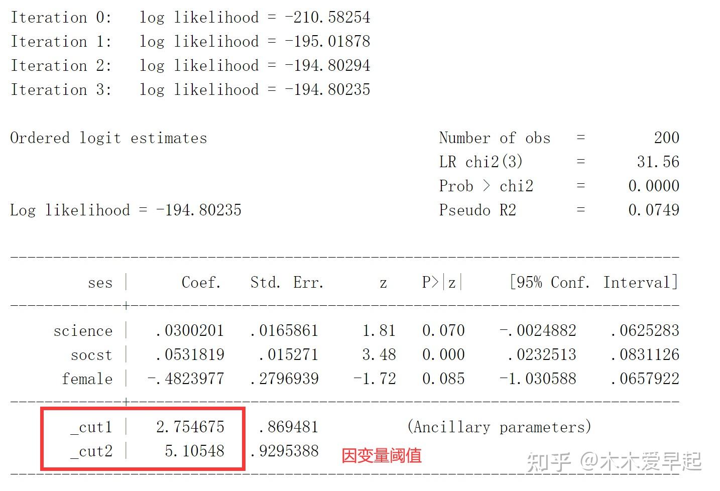  stata logistic 