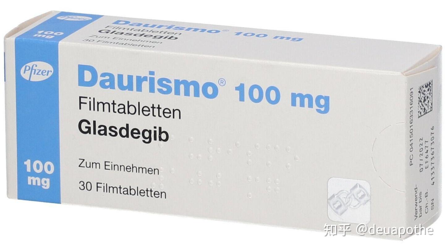 Daurismo（格拉吉布 Glasdegib）用于治疗急性髓系白血病（AML） - 知乎