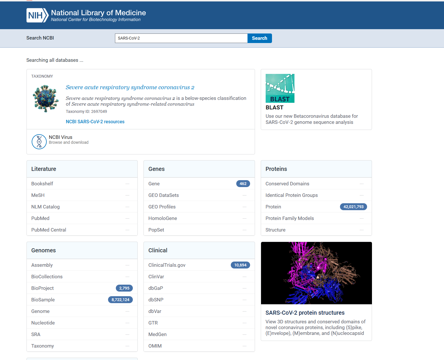 每天记录一个学习小技能：如何通过NCBI找新冠病毒的基因序列？ - 知乎