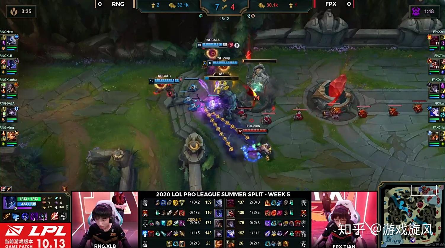LOL：团战美如画的RNG回来了，管泽元直呼：gala有点香！ - 知乎