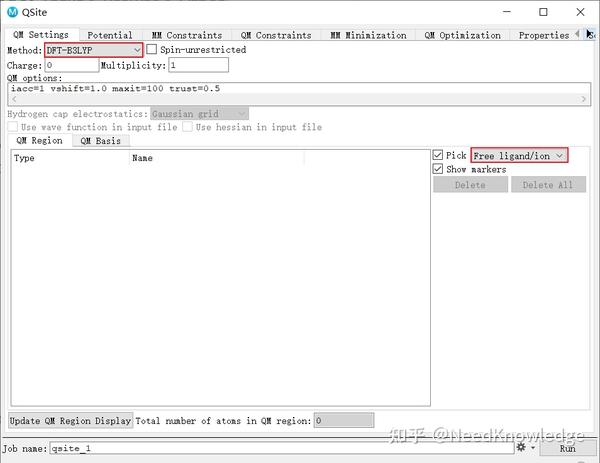 Schrödinger教程 | Defining QM and MM regions in QSite - 知乎