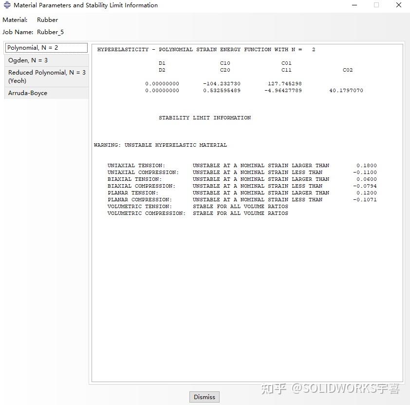 ABAQUS材料参数示例 - 知乎