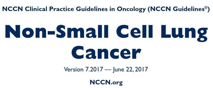 最新版非小细胞肺癌NCCN指南（2017.V7）更新内容 - 知乎