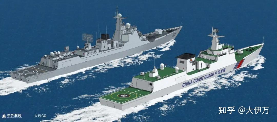 终于来了！052D加入中国海警，7000吨级130毫米舰炮？ - 知乎