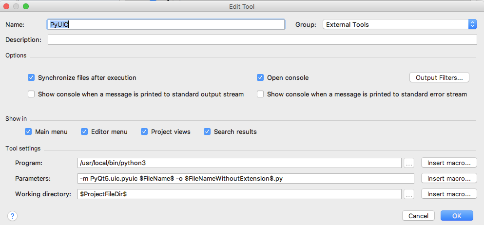 mac系统配置pycharm+pyQt5 - 知乎