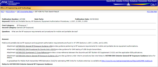 FCC KDB 447498新版标准 将延期至2022年7月1日强制执行 - 知乎