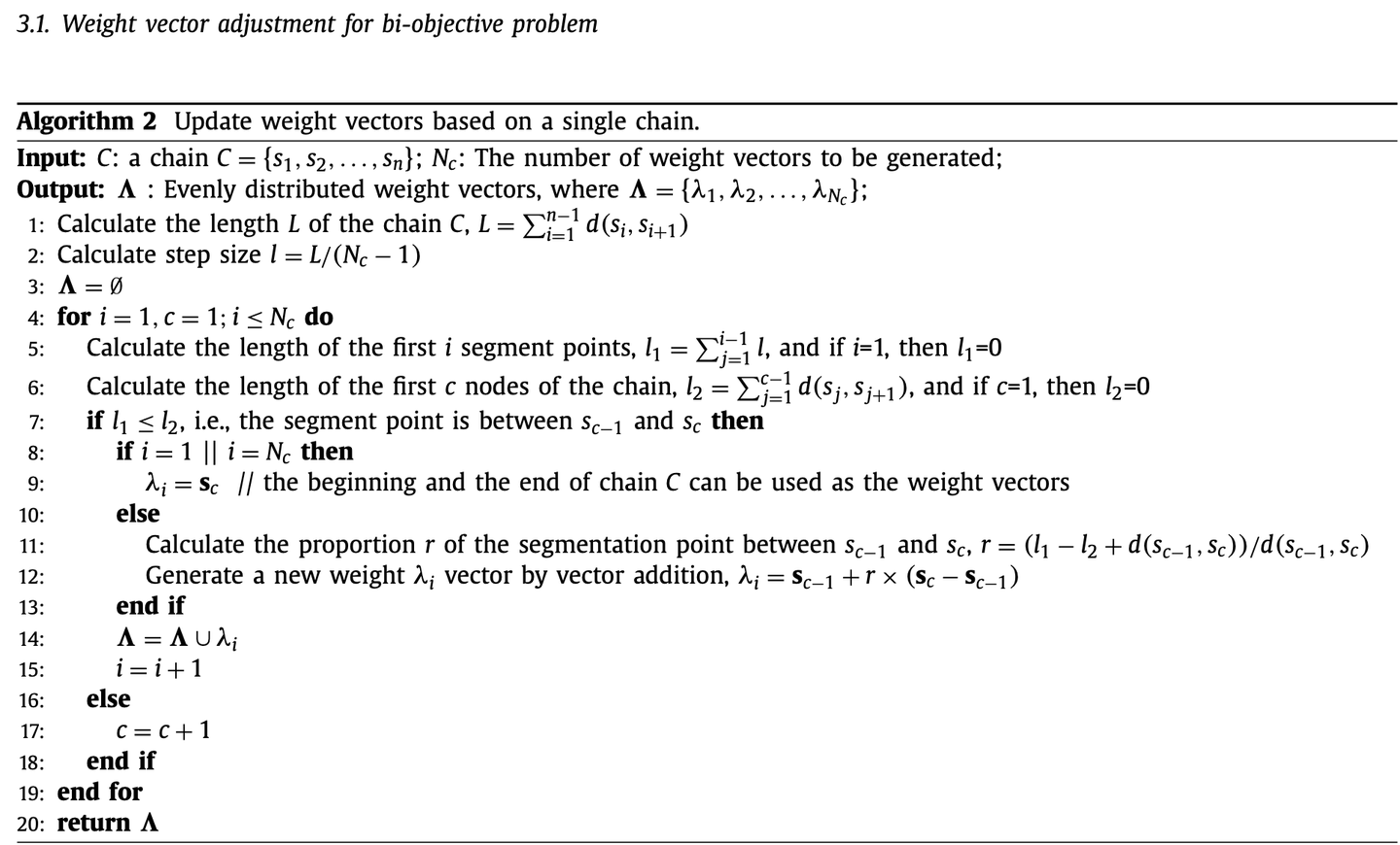 论文阅读： MOEA/D with a self-adaptive weight vector adjustment strategy based on chain segmentation - 知乎