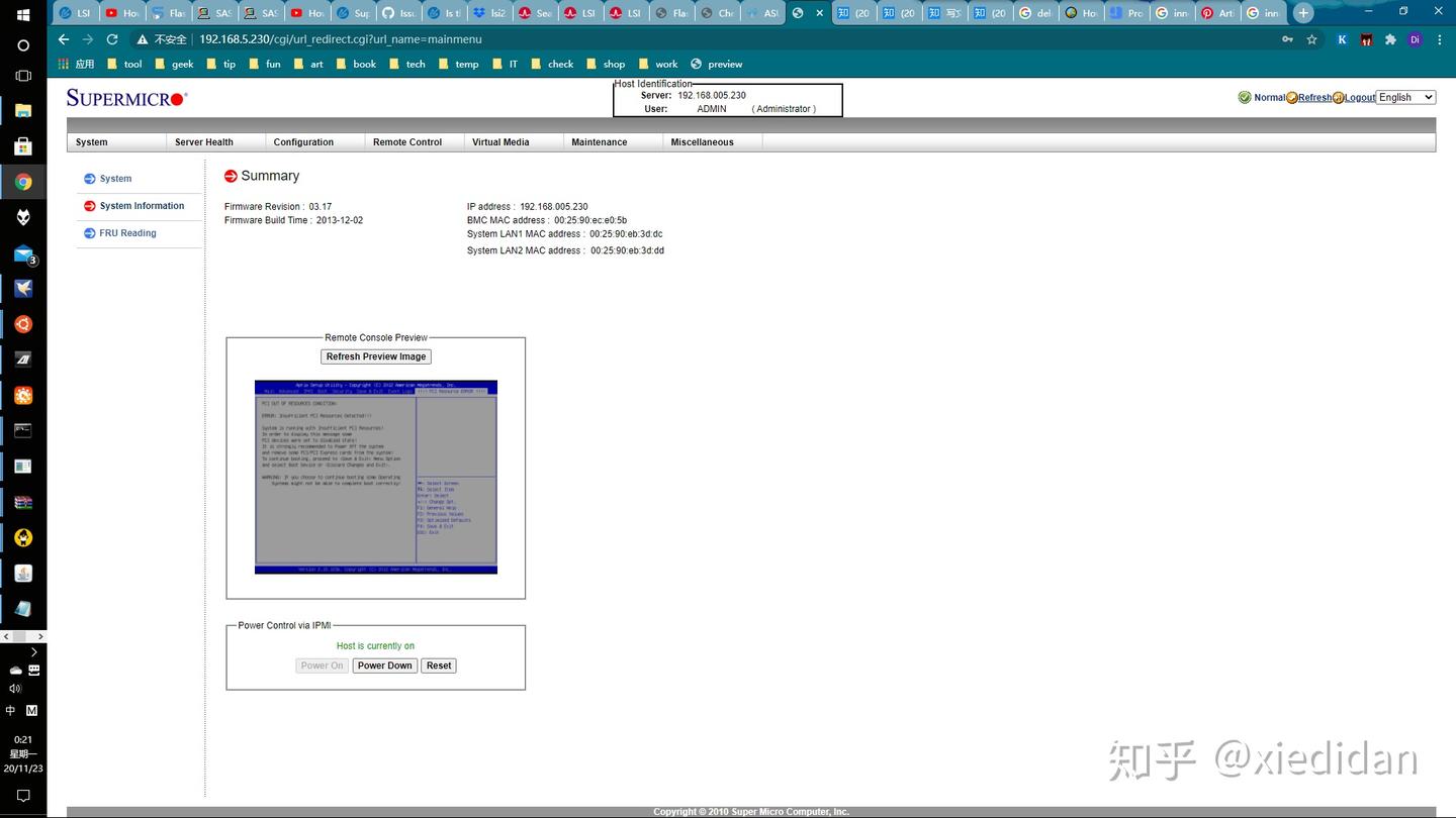 超微X9DRH-7F内置LSI 2208 SAS控制器刷直通模式 - 知乎