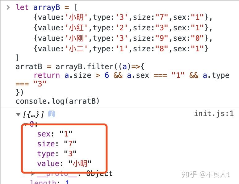 Es6 数组方法 Filter 知乎