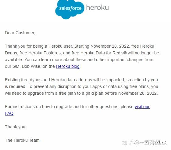 Heroku 11月28日将开始收费，还有哪些替代品可以远程监测血糖？ - 知乎