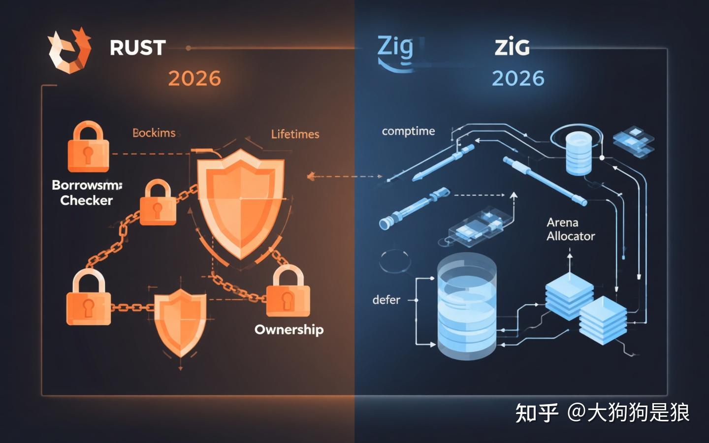 2026 年，如何看待 Zig 和 Rust 之间的关系？ - 知乎