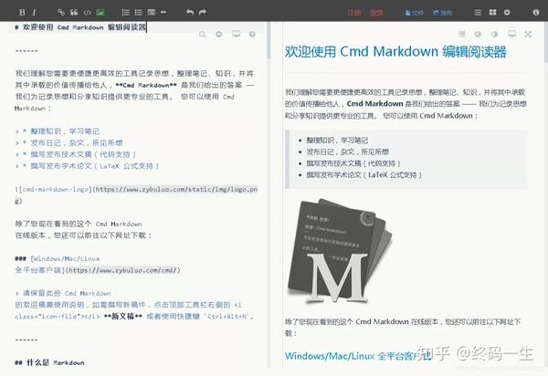 几款主流好用的 Markdown 编辑器，值得拥有 - 知乎