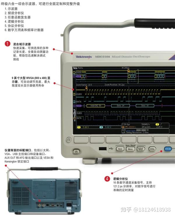 美国Tektronix泰克MDO3024混合域示波器 - 知乎