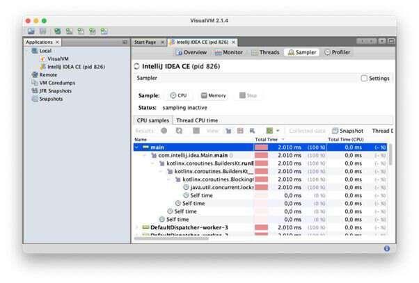 开源 Java 性能分析器比较：VisualVM、JMC 和 async-profiler - 知乎