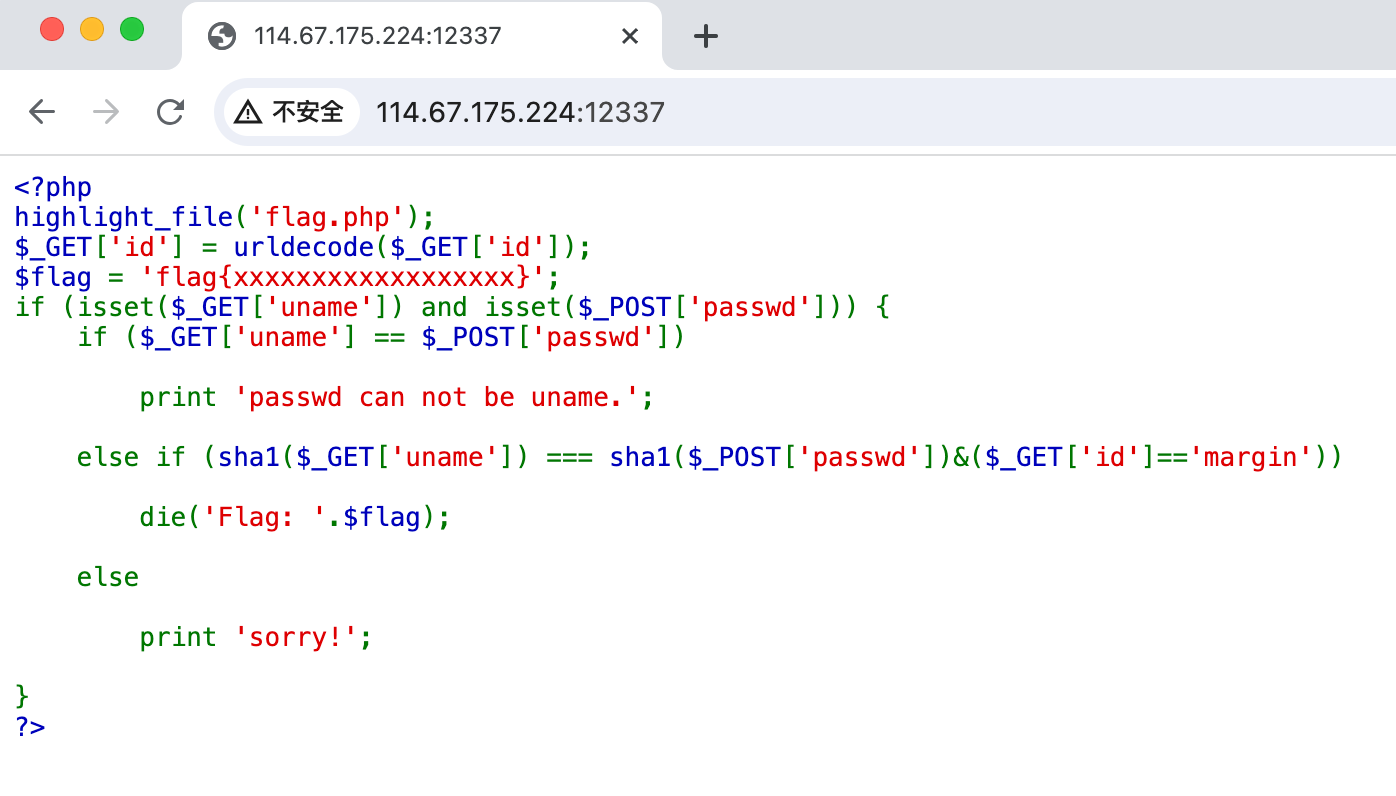Bugku-CTF-各种绕过哟（sha1） - 知乎