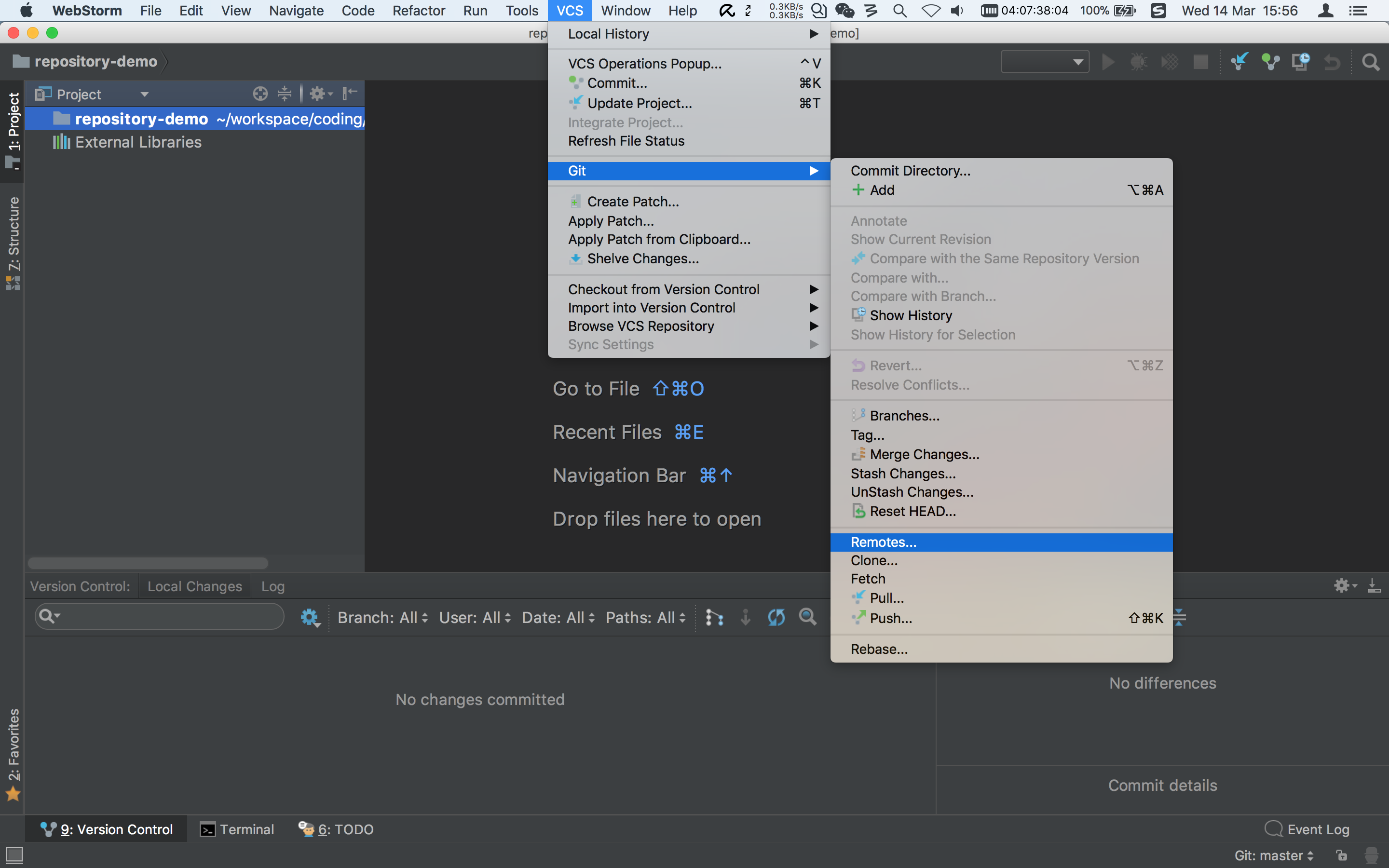 在 WebStorm 中熟练地使用 git - 知乎