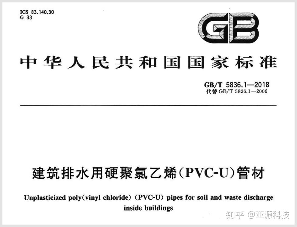 UPVC与PVC-U管究竟是不是一回事？ - 知乎