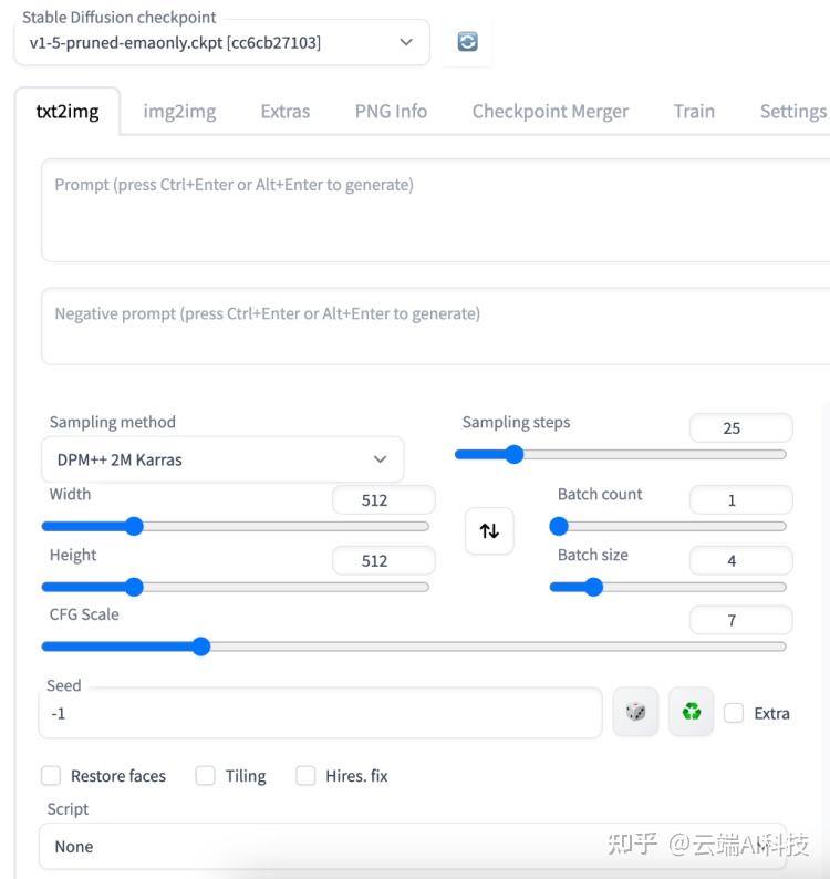 Stable Diffusion稳定的扩散 WebUI AUTOMATIC1111：初学者指南 - 知乎