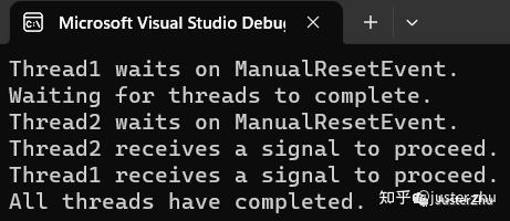 C# ManualResetEvent - 知乎