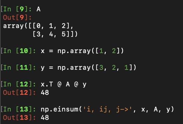 Einstein Summation (einsum) 的简单理解 - 知乎