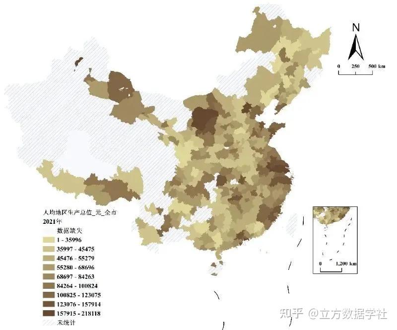 【数据分享】1999—2021年地级市地区生产总值及一二三产构成数据（Shp/Excel格式） - 知乎