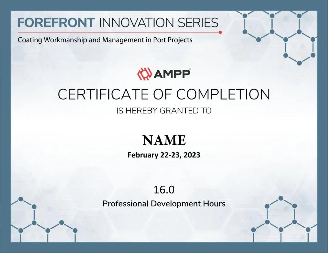 报名通知 | AMPP船舶防腐技术系列培训 - 知乎