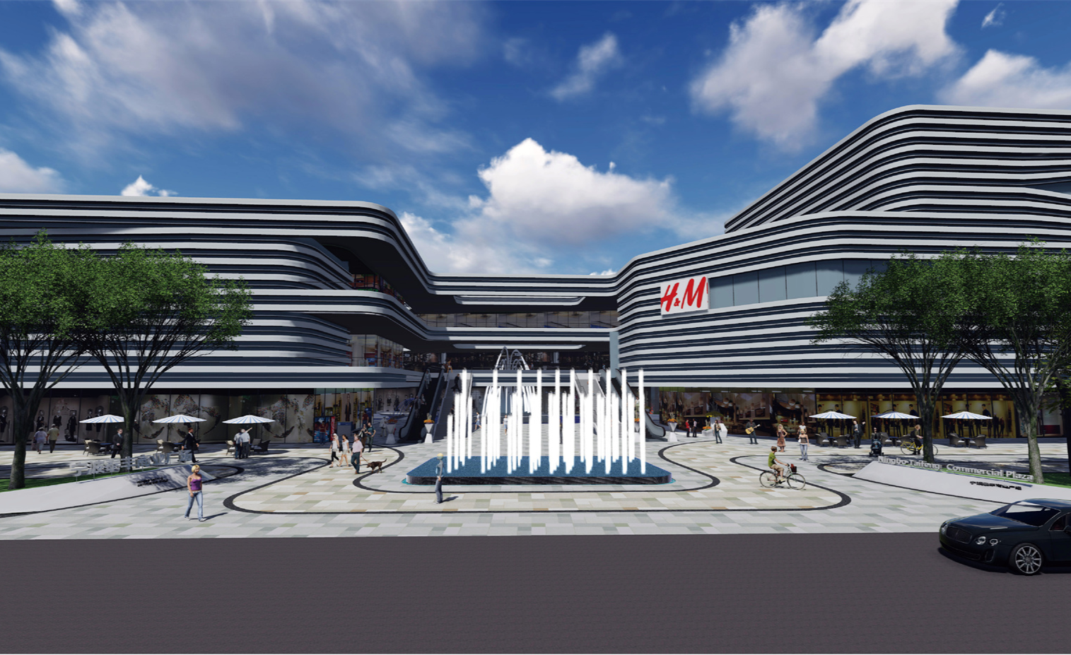 宁波世纪泰丰商业街效果图分享|当代景观规划 - 知乎