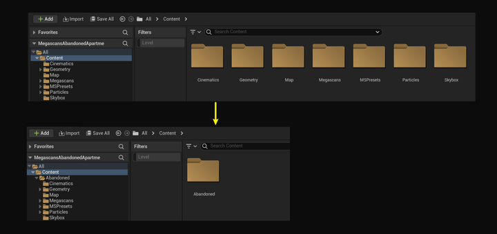 【UE5】小技巧 | 冗乱资产文件整理到单个干净文件夹 - 知乎