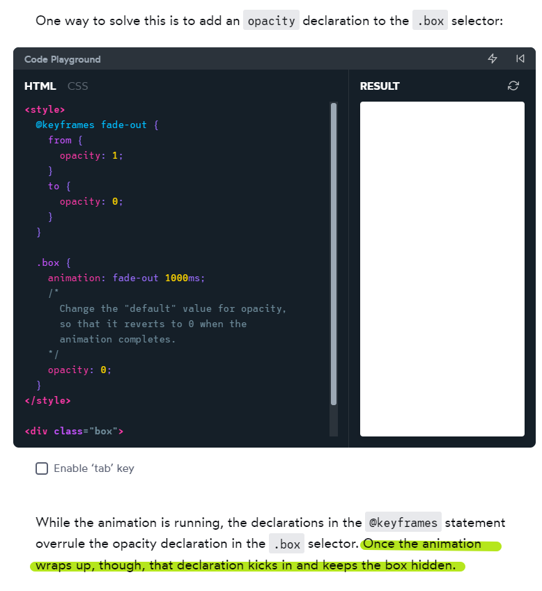 样式学习系列，animation Fill Modes - 知乎