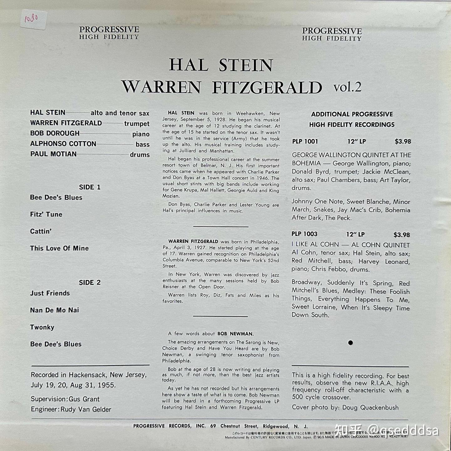 Hal Stein Warren Fitzgerald Vol. 2 - 知乎