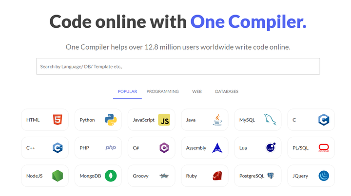 代码在线运行工具网站神器——OneCompiler，程序员必备！ - 知乎