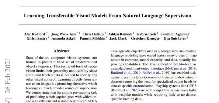 Learning Transferable Visual Models From Natural Language Supervision ...