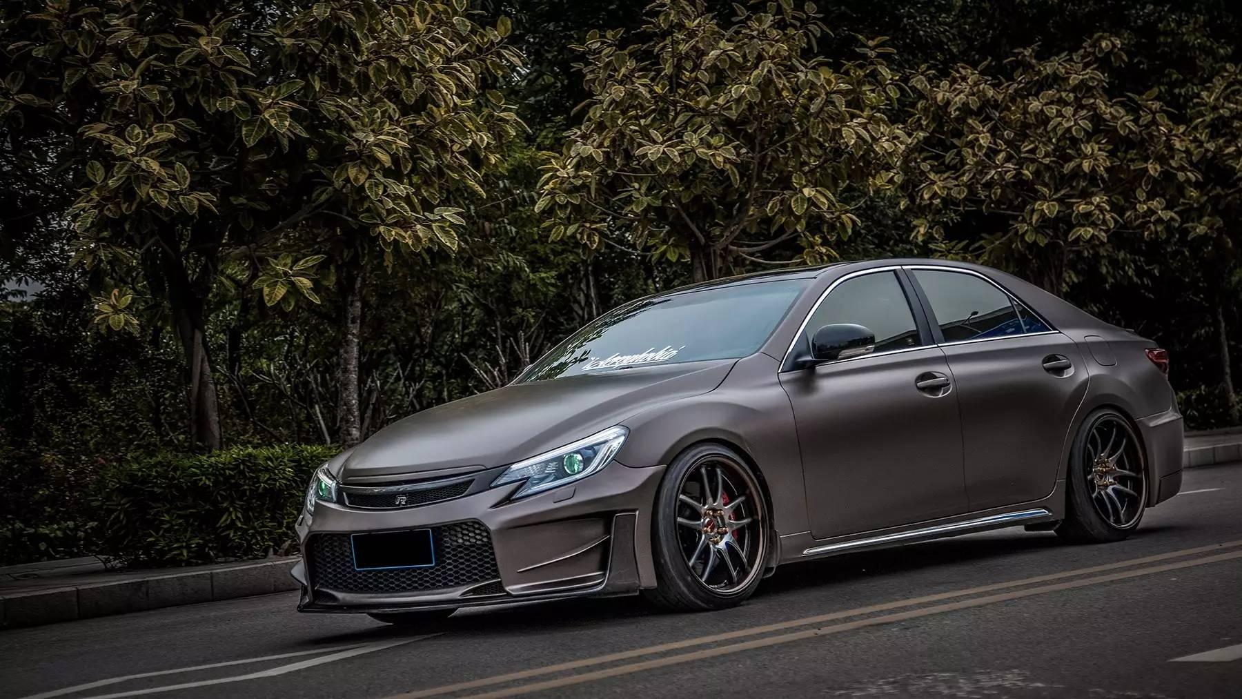 广西车友 | 超帅电光灰锐志(丰田Mark X GRMN)改装案例 - 知乎