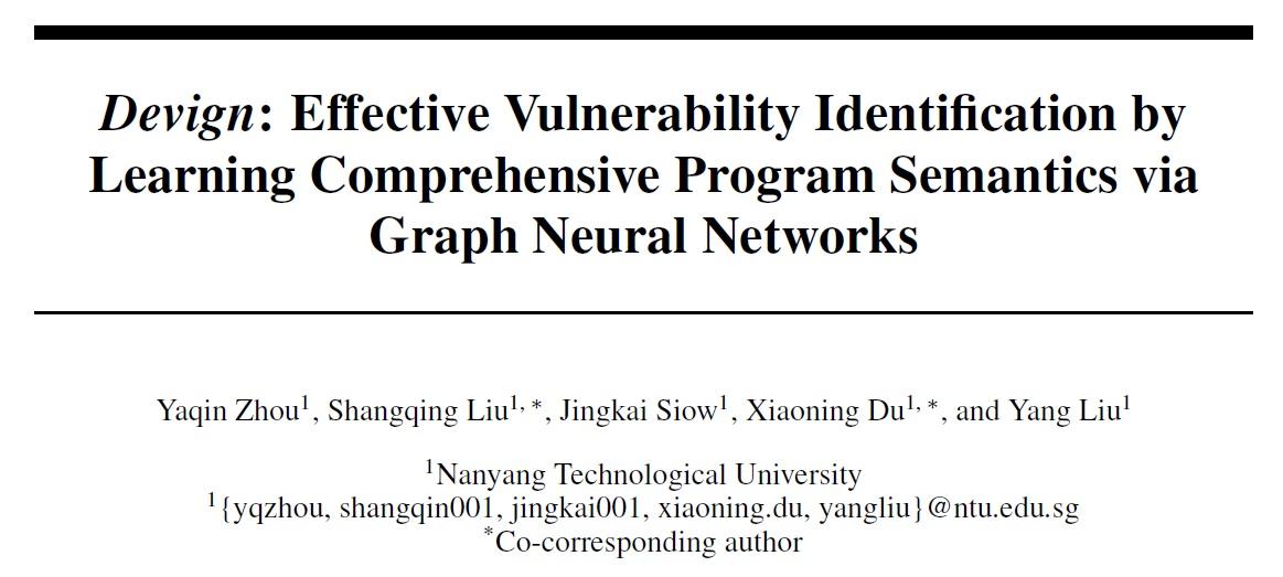 Devign:基于GNN的源代码漏洞检测 - 知乎