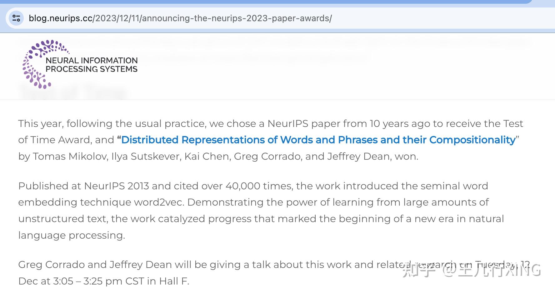 论文速读: word2vec (CBOW+Skip-gram) - Efficient Estimation of Word Representations in Vector Space - 知乎