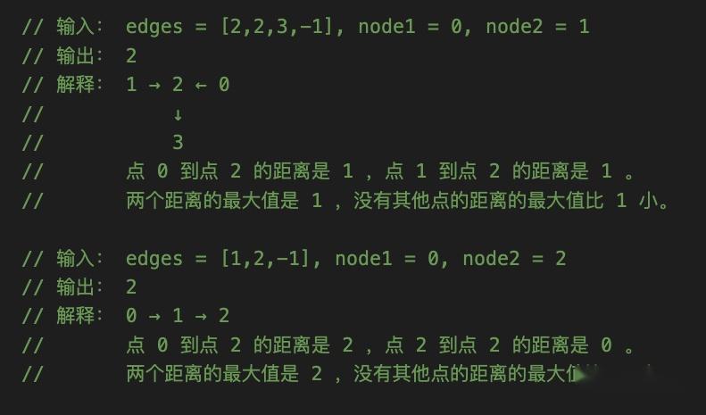 LeetCode 2359 - 找到离给定两个节点最近的节点 [BFS](Python3|Go) - 知乎